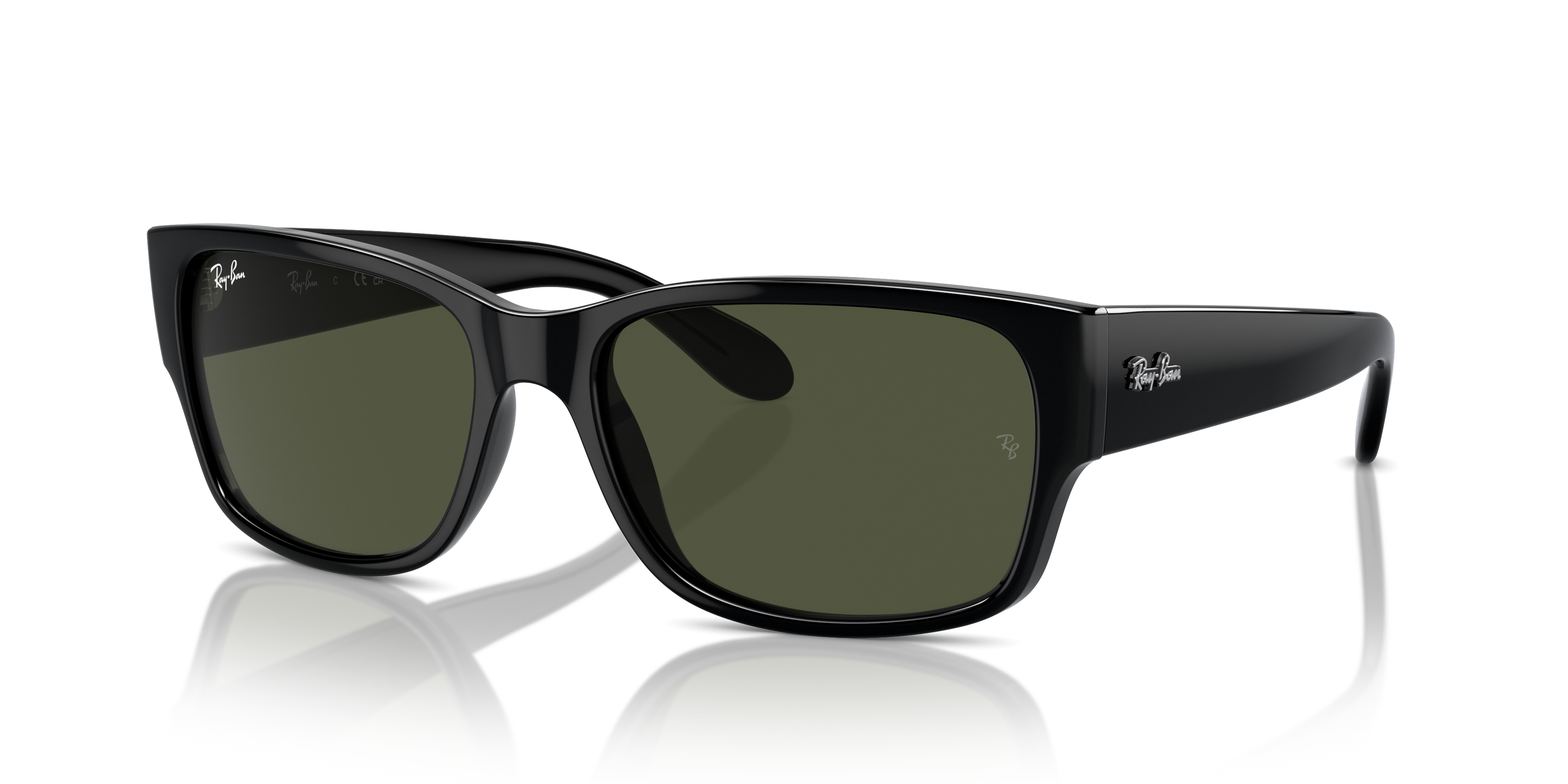 【レイバン公式ストア】 Ray-Ban® Rb4388 サングラス | ブラック X グリーン - RB4388