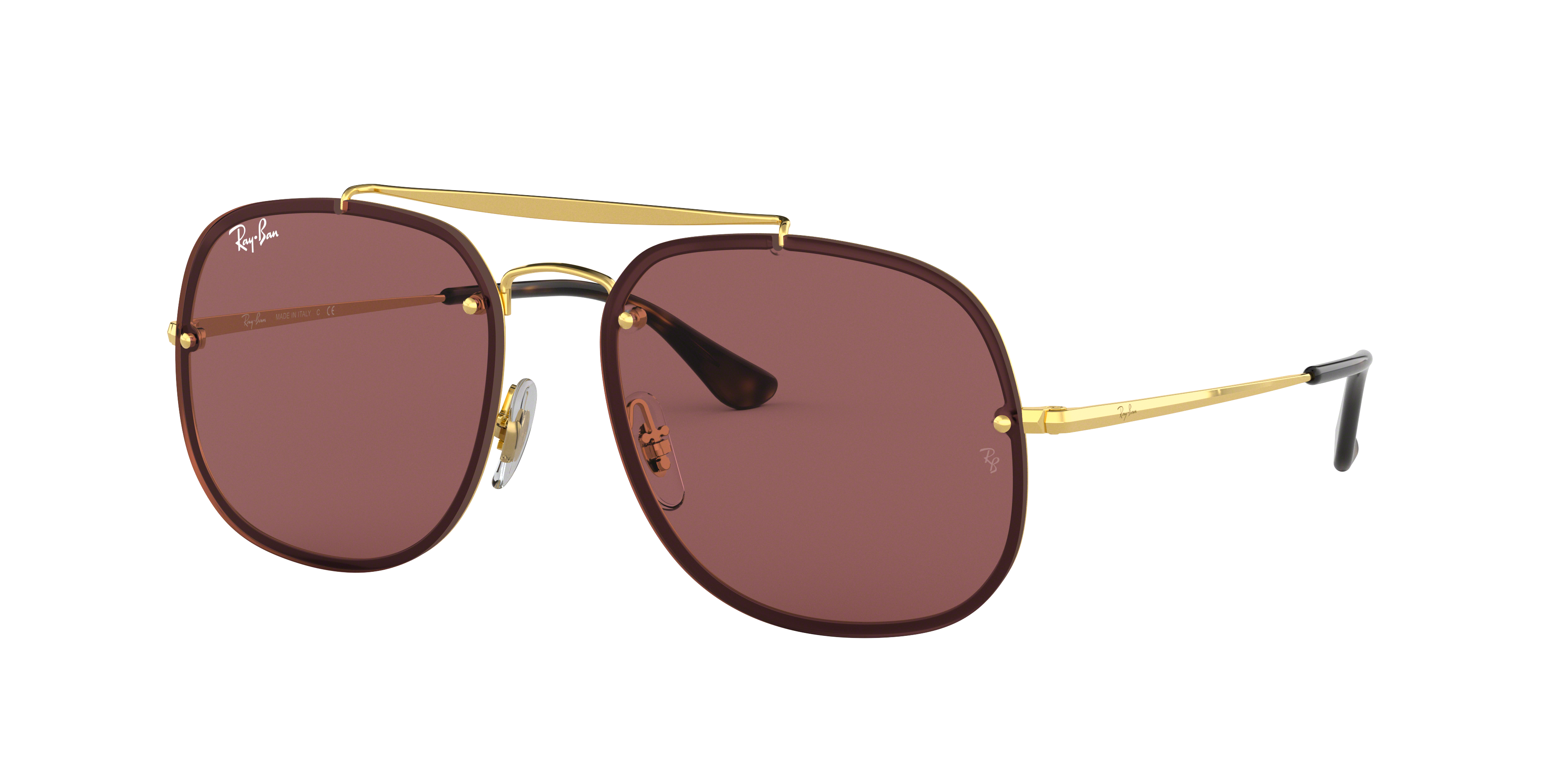 Blaze General 搭 Arista 金 的 暗紫色经典 - RB3583N | Ray-Ban® 雷朋